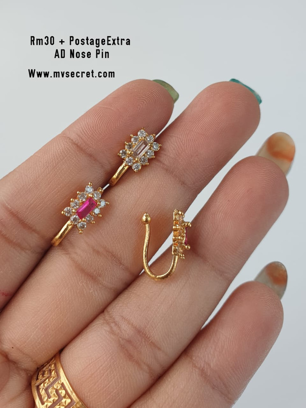 D.NO 145 - AD NOSE PIN - MV SECRET JEWELLERY