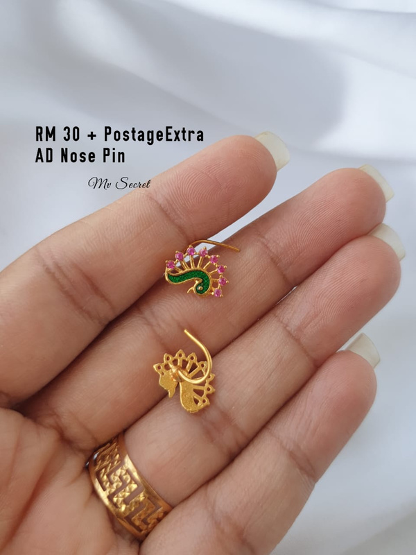 D.NO 151 - AD NOSE PIN - MV SECRET JEWELLERY