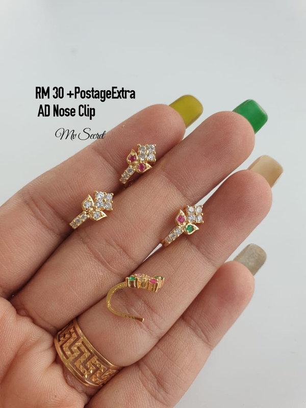 D.NO 159 - AD NOSE PIN - MV SECRET JEWELLERY