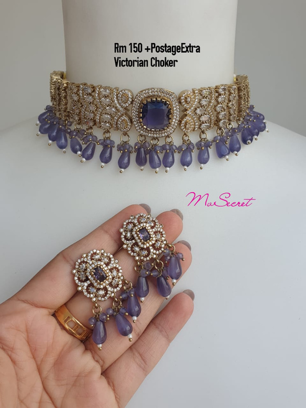 D.NO-963 - VICTORIAN CHOKER - MV SECRET JEWELLERY