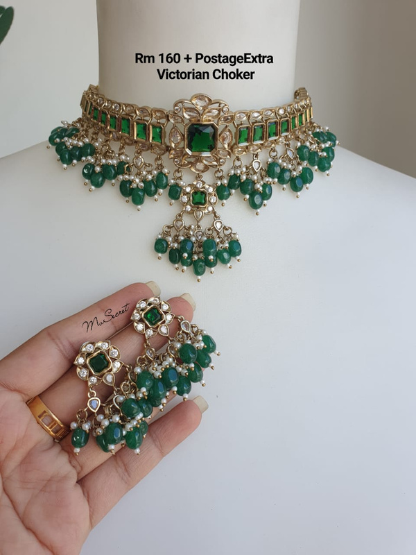 D.NO-1041 - VICTORIAN CHOKER - MV SECRET JEWELLERY