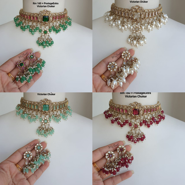 D.NO-1041 - VICTORIAN CHOKER - MV SECRET JEWELLERY