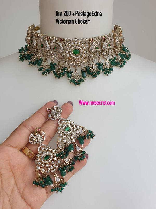 D.NO-1055 - VICTORIAN CHOKER - MV SECRET JEWELLERY