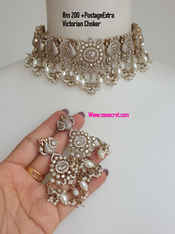 D.NO-1055 - VICTORIAN CHOKER - MV SECRET JEWELLERY