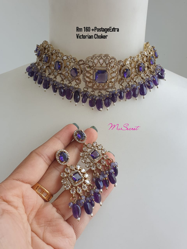 D.NO-1116 - VICTORIAN CHOKER - MV SECRET JEWELLERY