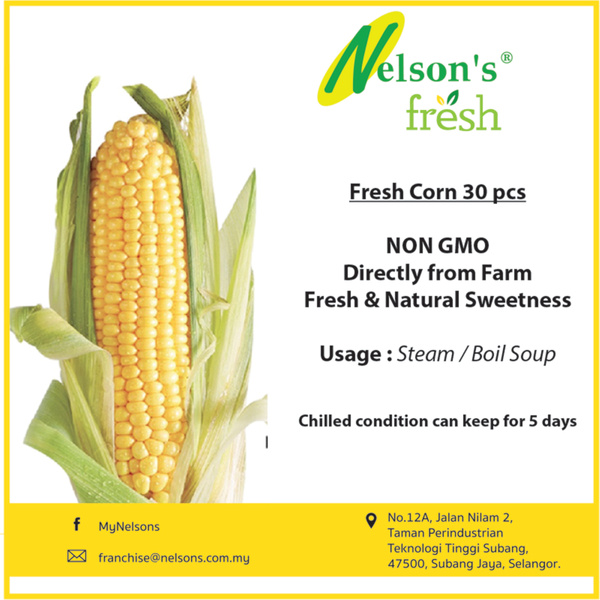 Fresh Corn 30pcs - Nelson's Online Store