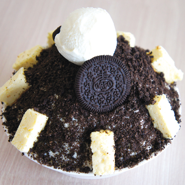 Oreo Cheesecake bingsu - Nica Gelateria