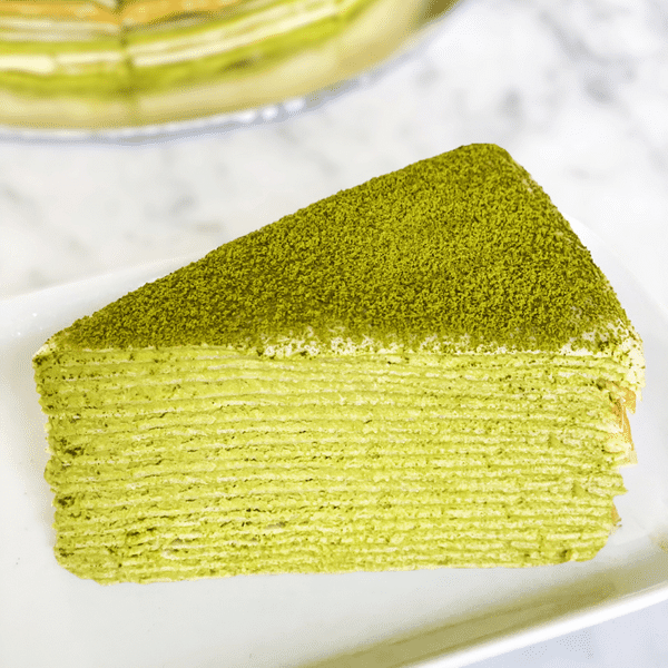 Matcha Mille Crepe (Whole Cake) - Nica Gelateria