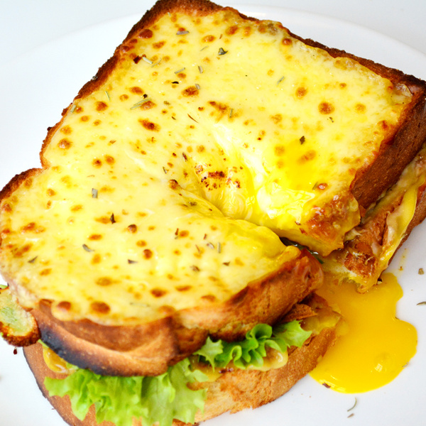Lava Egg & Cheese Milk Toast - Nica Gelateria