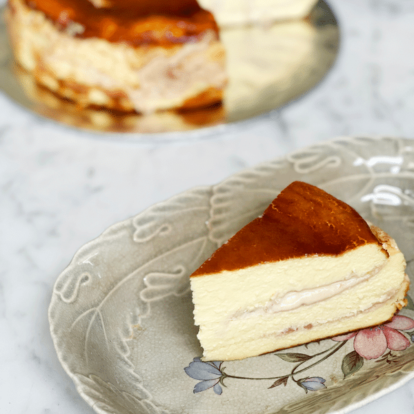 Taro Basque Burnt Cheesecake (Whole Cake) - Nica Gelateria