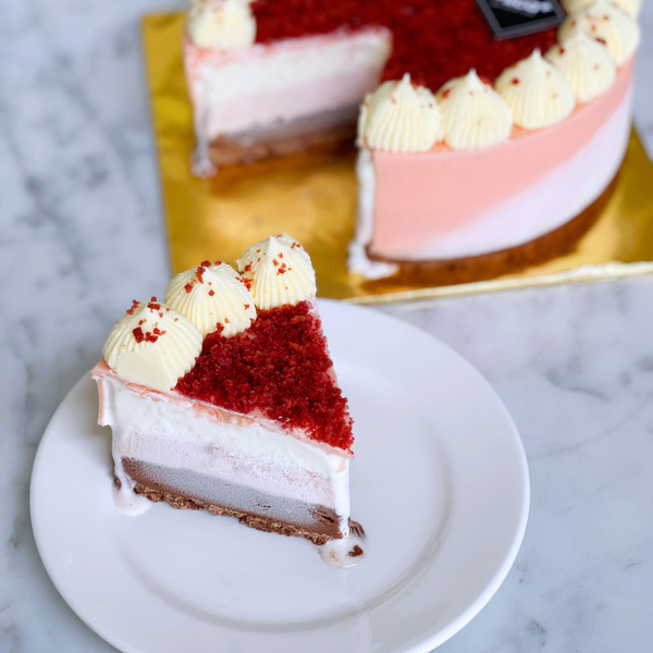 Neopolitan Gelato Cake - Nica Gelateria