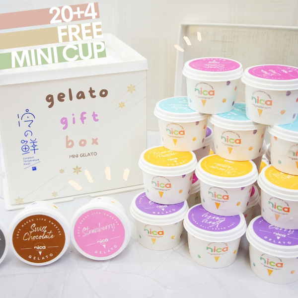 Joyous Gelato Gift Box (24 cups) - Nica Gelateria