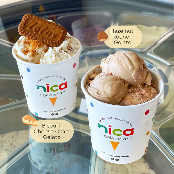 Twin Pack Gelato Pint (2 x 400g) - Nica Gelateria