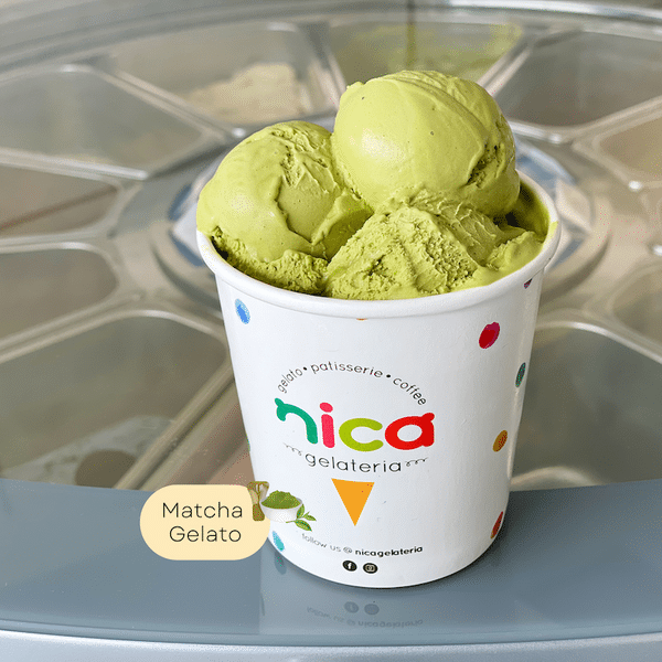 Matcha Gelato (400g) - Nica Gelateria