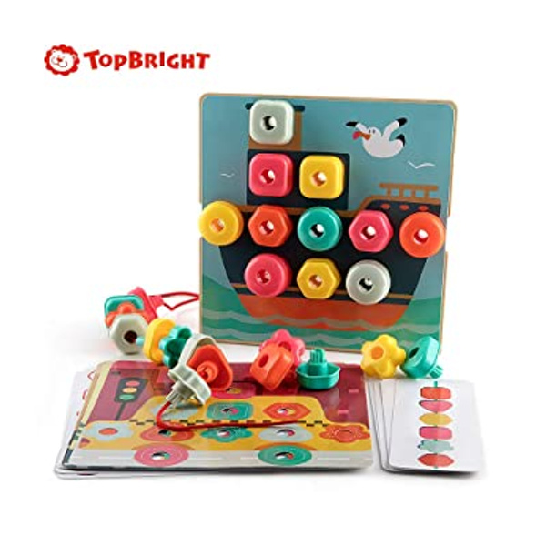 Top Bright Rainbow Stacking Sequence Box - ParenThing
