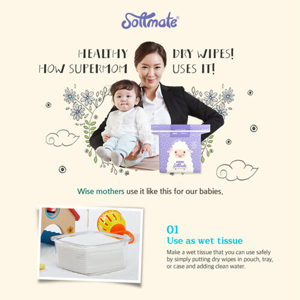 Softmate Premium Dry Wipes - ParenThing