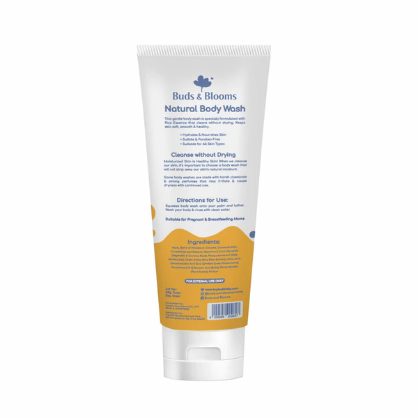 Buds & Blooms Maternity and Breastfeeding Safe Natural Body Wash ...