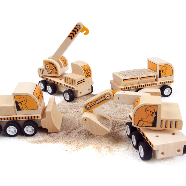 UDEAS Wooden Construction Vehicles - ParenThing