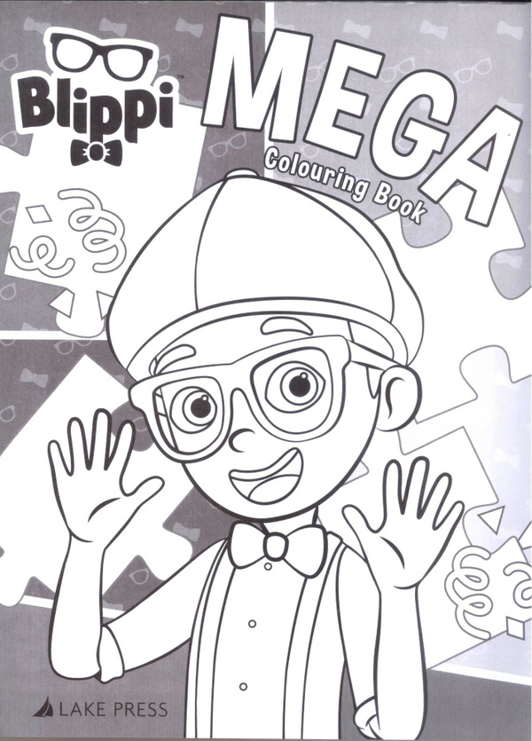 Blippi Mega Colouring Book - ParenThing