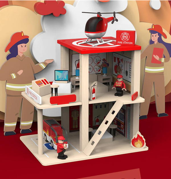 Wooden Fire Station - ParenThing