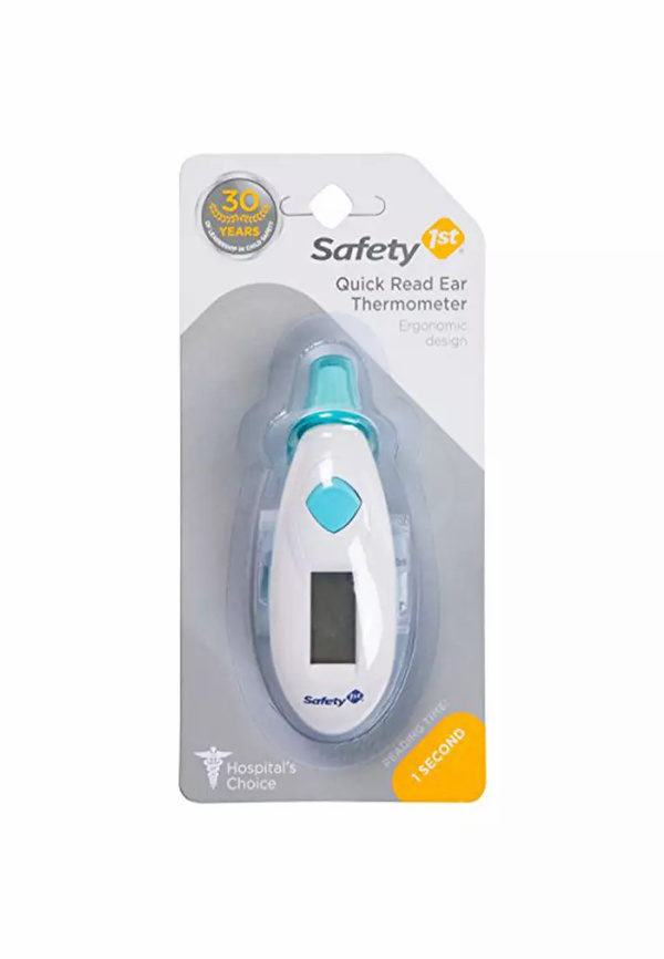 Safety First Quick Read Ear Thermometer - Arctic Blue - ParenThing