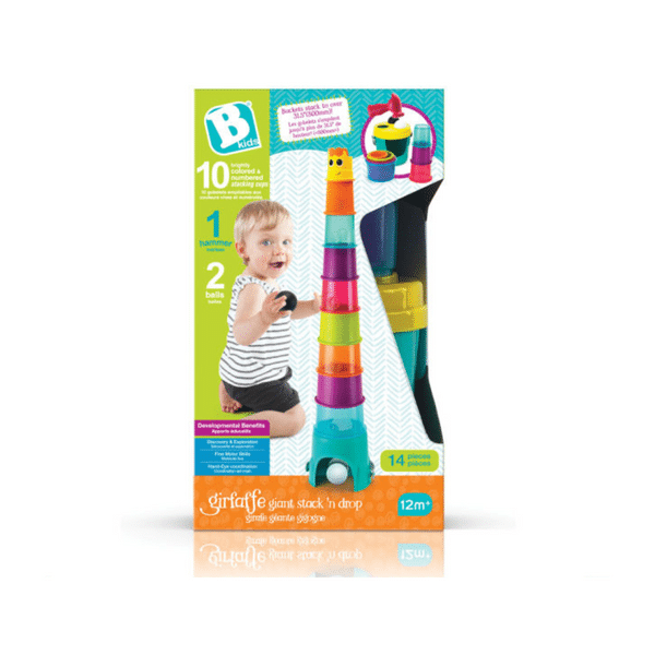 Blue Box Giraffe Giant Stack N' Drop - ParenThing