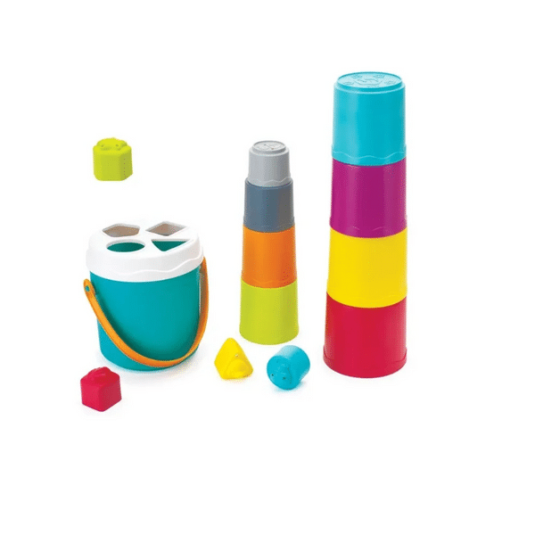 Blue Box Shape Sorting Stack N Nest Buckets - ParenThing