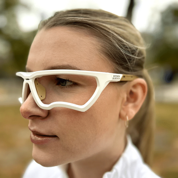 Kitchen Blockers Pickleball Glasses - Clear - PICKLEPLAY GEAR