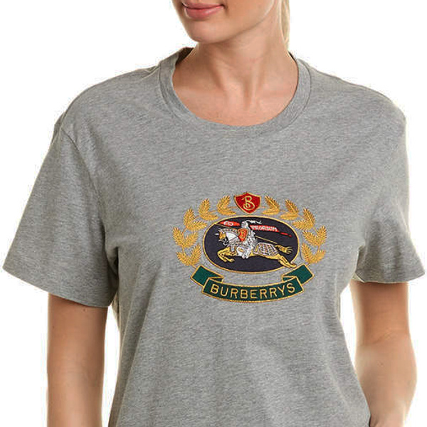 Burberry Womens Logo Crest Tee - REXTYLE