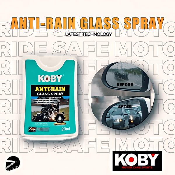 KOBY ANTI-RAIN GLASS SPRAY 20ML - RIDE SAFE MOTO PH