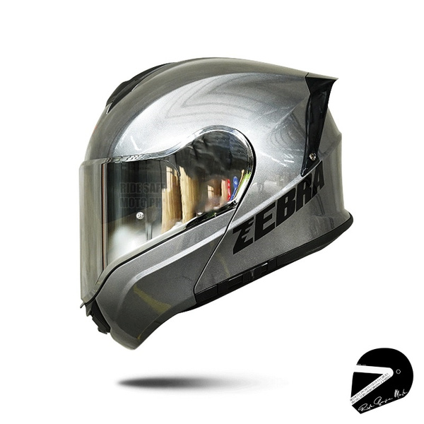 ZEBRA RULE 869 GLOSS GREY - RIDE SAFE MOTO PH