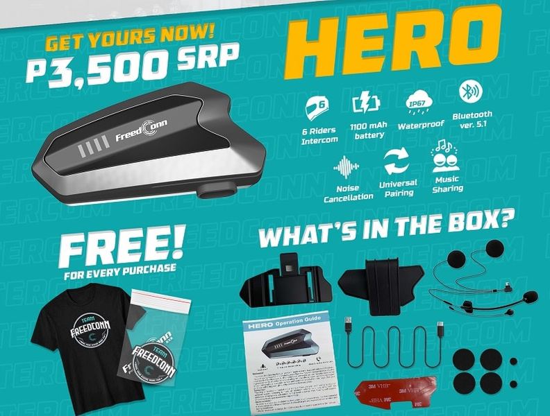 FREEDCONN HERO - RIDE SAFE MOTO PH