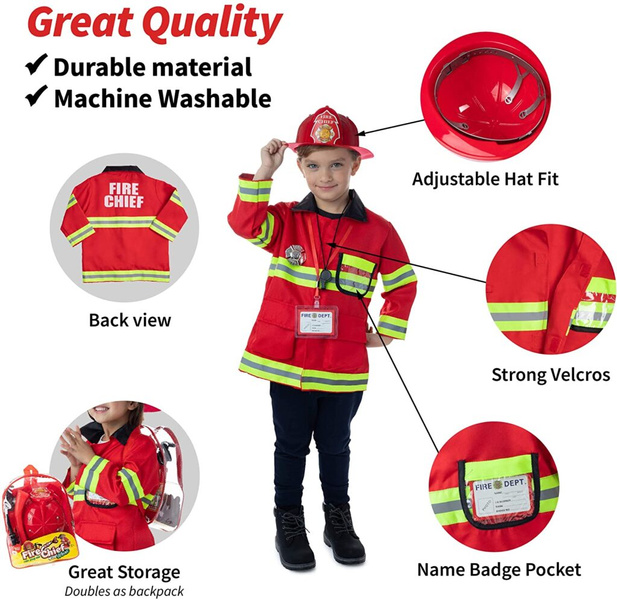 Fire Fighter Dress Up Set - Rooke&Reese