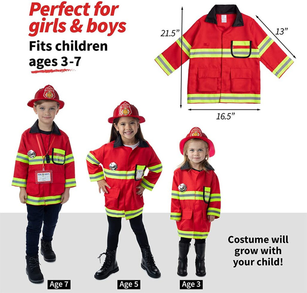 Fire Fighter Dress Up Set - Rooke&Reese