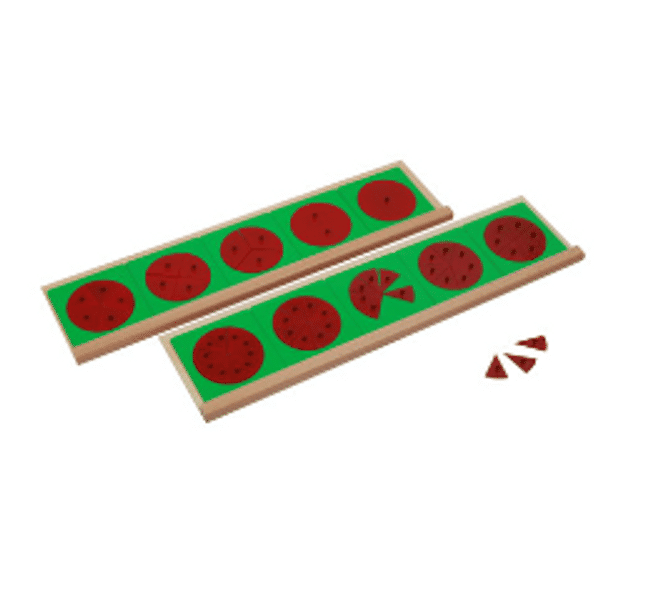 Metal Fraction Circles with Stands - Rooke&Reese