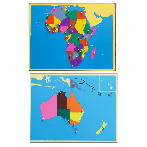 Montessori Puzzle Maps - Rooke&Reese