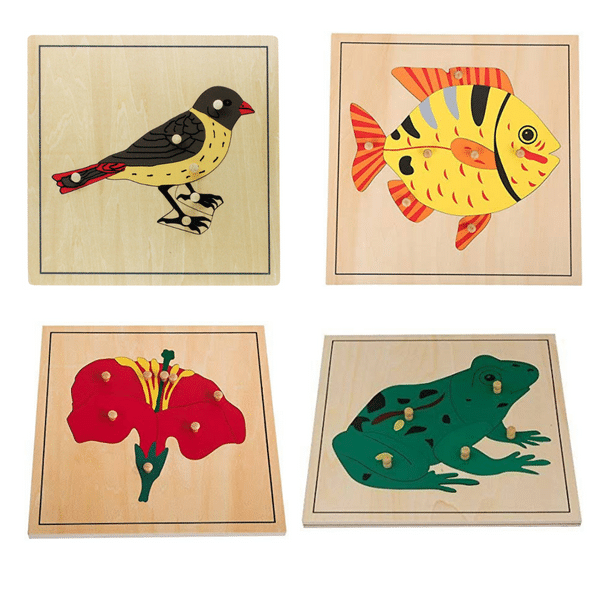 Montessori Wooden Peg Puzzles - Rooke&Reese