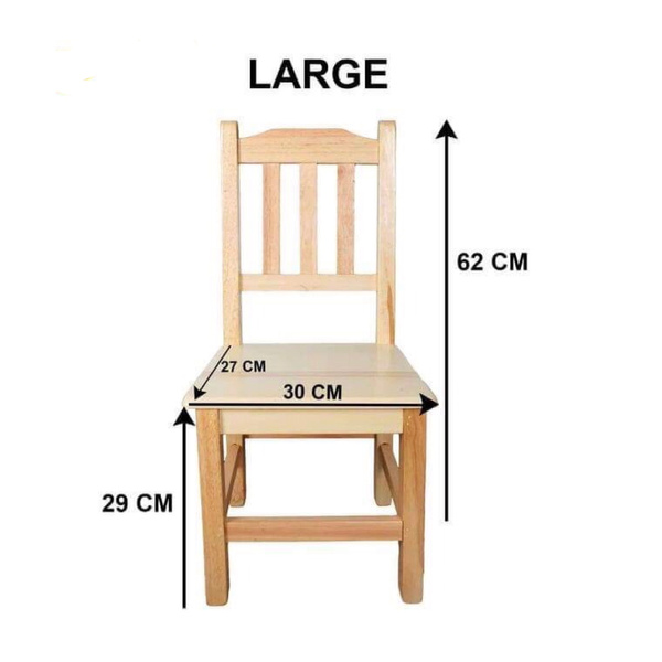 Large Wooden Chair for Kids - Rooke&Reese