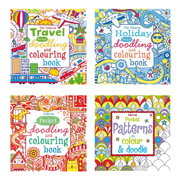 Usborne Pocket Doodling & Colouring Book - Rooke&Reese