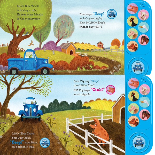 What Do You Say, Little Blue Truck? (Sound Book) - Rooke&Reese