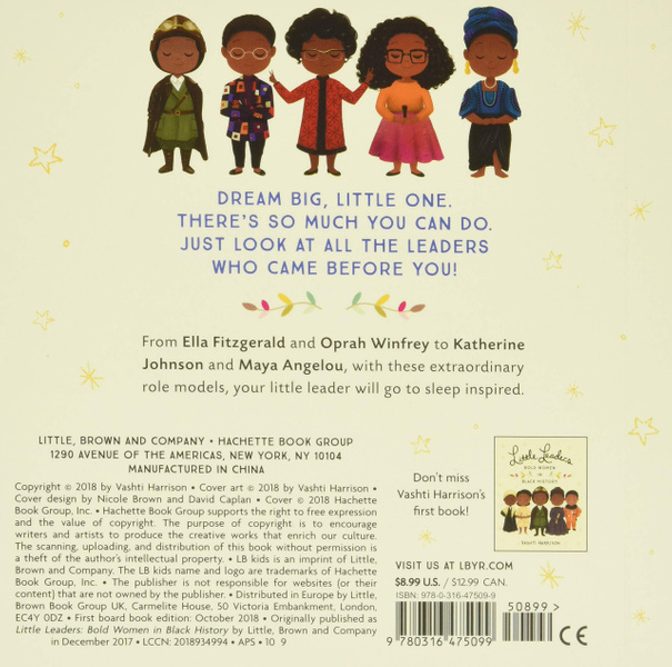 Dream Big, Little One by Vashti Harrison (Board book) - Rooke&Reese