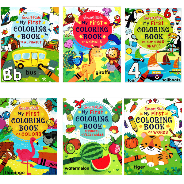 Smart Kids MY FIRST COLORING BOOK - Rooke&Reese