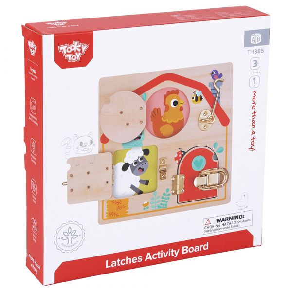 Tooky Toy Latches Activity Board - Rooke&Reese
