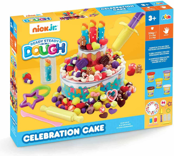Nick Jr Celebration Cake Dough Modelling Set - Rooke&Reese