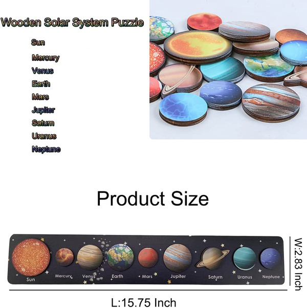 Wooden Solar System Puzzle - Rooke&Reese