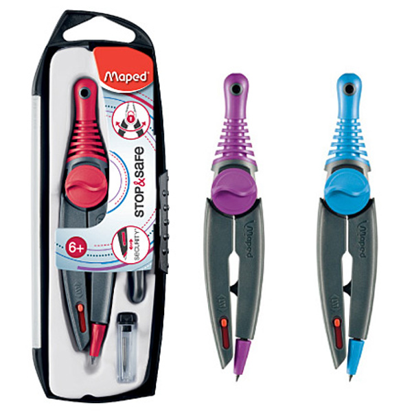 MAPED Stop & Safe Compass , 2-piece Set - Rooke&Reese