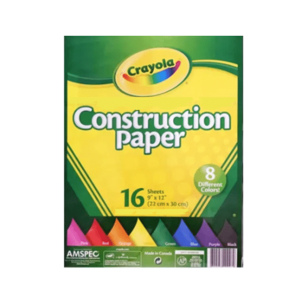 Crayola Construction Paper 16s - Rooke&Reese