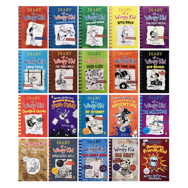 Diary of A Wimpy Kid Series Collection 23 Book Box Set - Rooke&Reese