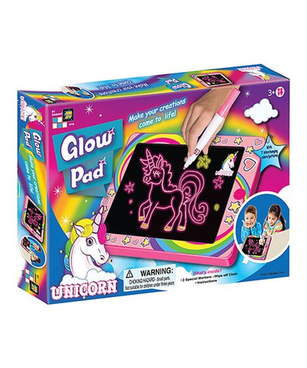 Glow Pad Unicorn Light Up Drawing Pad - Rooke&Reese