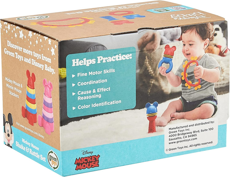 Green Toys Mickey Mouse Shake & Rattle Set - Rooke&Reese